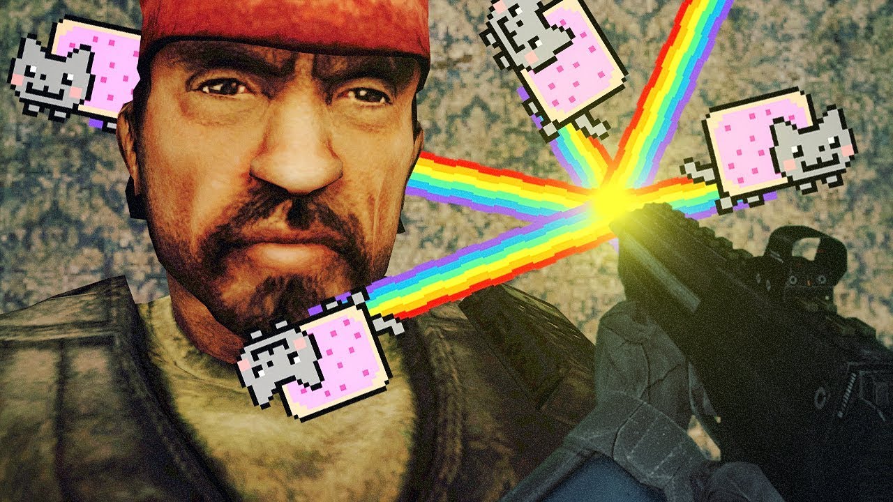The Nyan Cat Gun! | Garry's Mod | TTT Triforce Crew Part 3 - YouTube