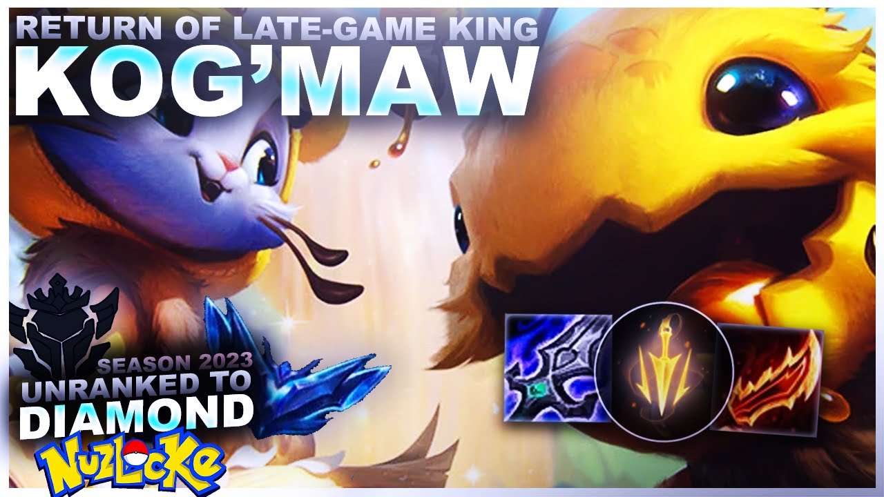 THE RETURN OF THE LATE-GAME KING? KOG'MAW! - Unranked to Diamond ...