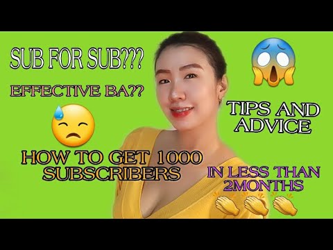 HOW TO GET 1K SUBSCRIBERS IN LESS THAN 2MONTHS!!TIPS AND ADVICE!🌸 ...