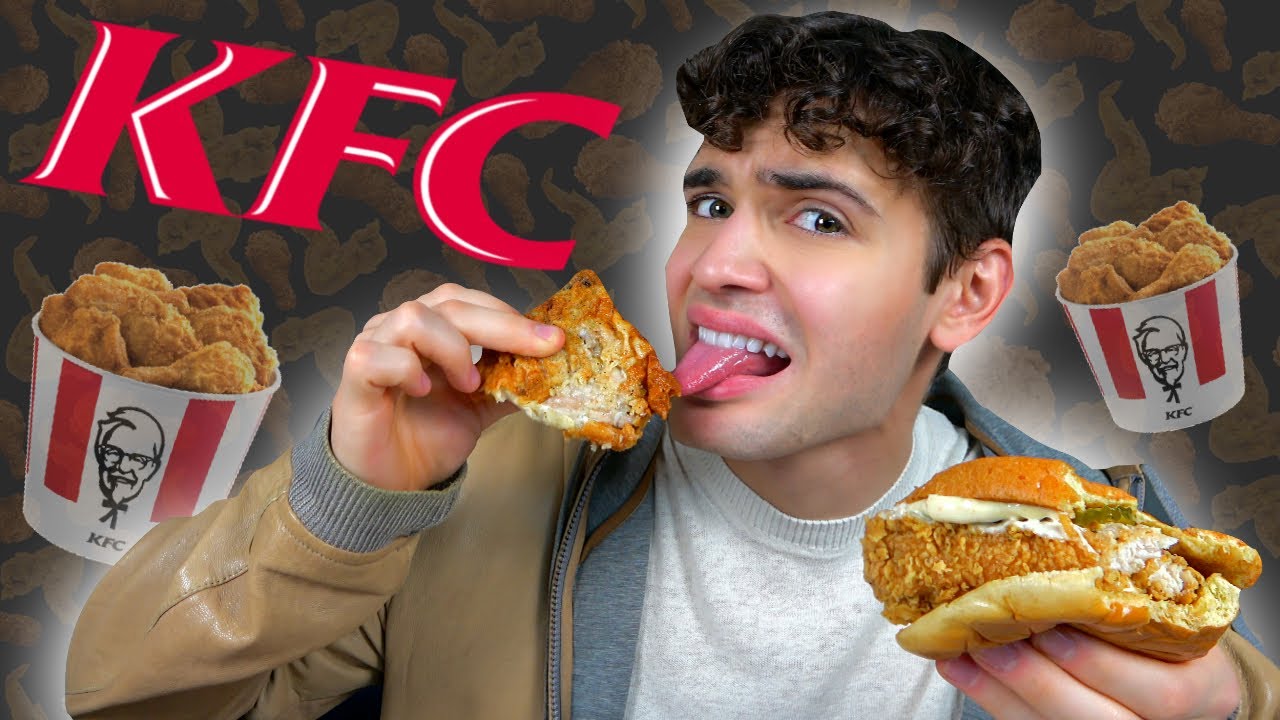 Trying KFC - YouTube