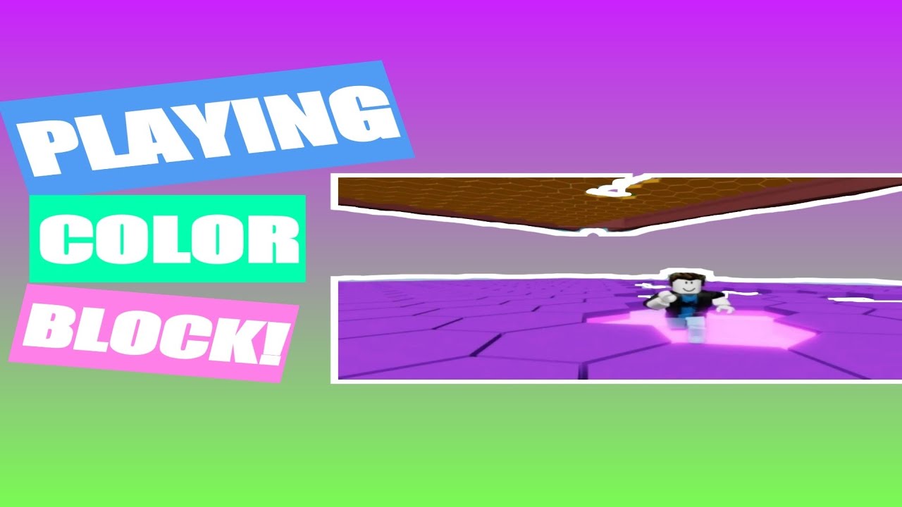 Playing Fall Block! - Roblox - YouTube