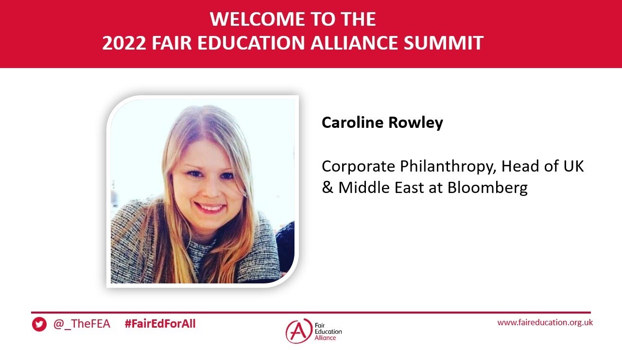 FEA Summit 2022: Welcome from Caroline Rowley - YouTube