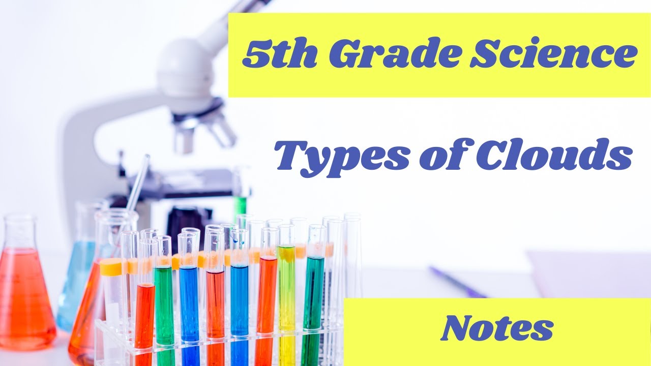 Types of Clouds // 5th grade science onlihen lesson - YouTube