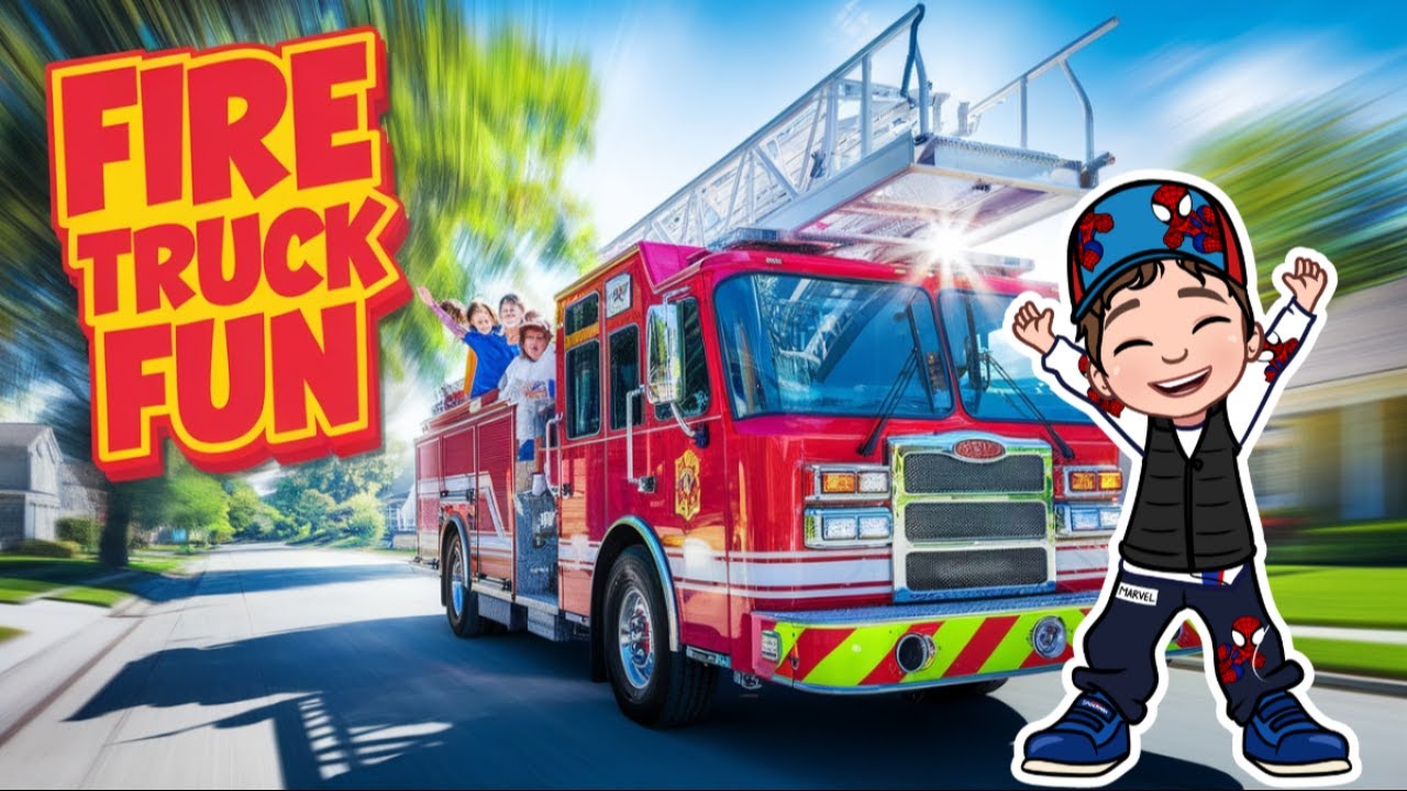 FUN Fire Truck Adventures For Kids - YouTube