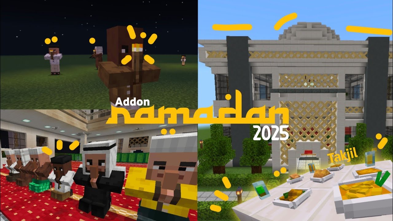 NEW UPDATE RAMADHAN...| RAMADHAN ADDON | MINECRAFT - YouTube