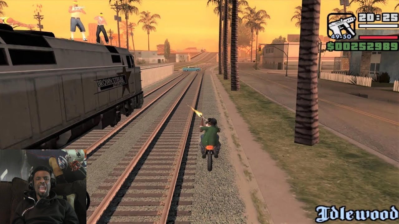 Follow The Damn Train CJ!!! Grand Theft Auto San Andreas PS5 Part 3 ...