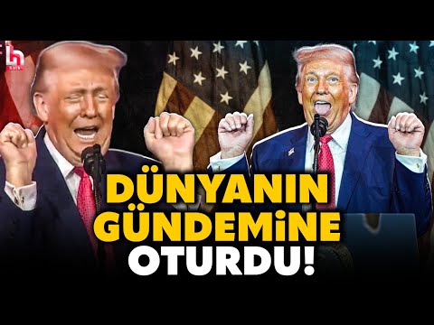 Trump hızını alamadı öne gelene salladı! Tüm dünya bu görüntüleri konuştu!