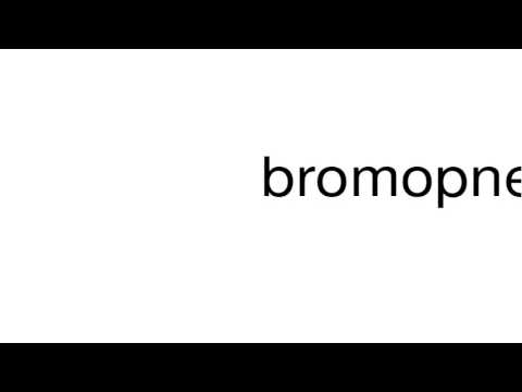 How to pronounce bromopnea - YouTube