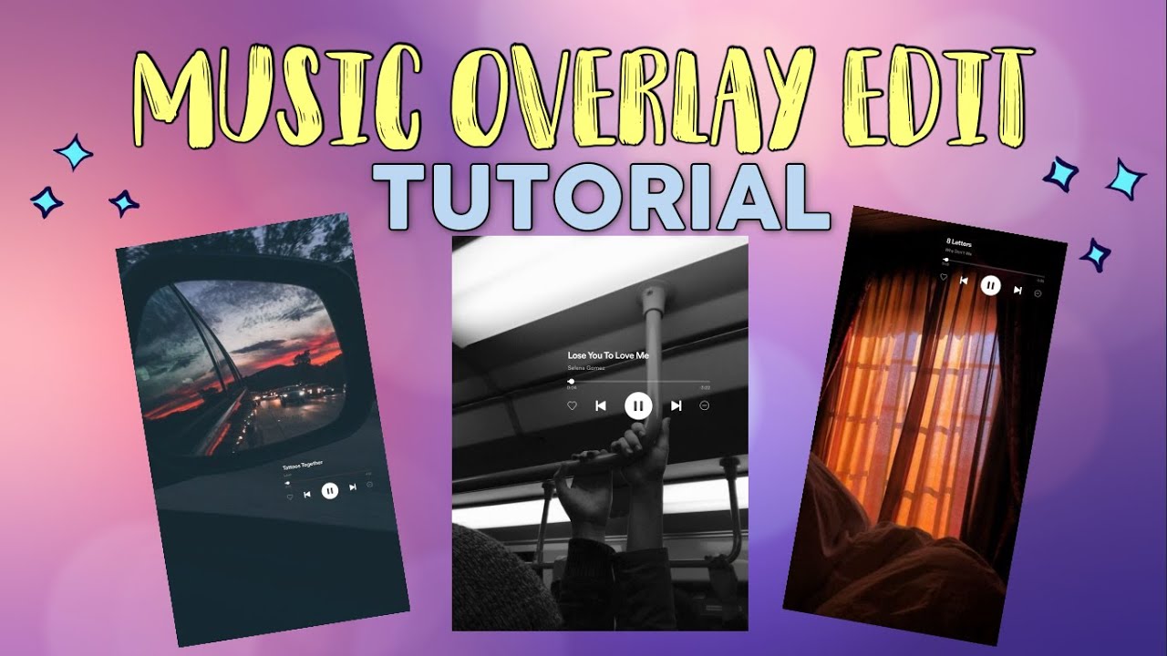 MUSIC OVERLAY EDIT- Easy tutorial INSTAGRAM STORY AND WALLPAPER - YouTube