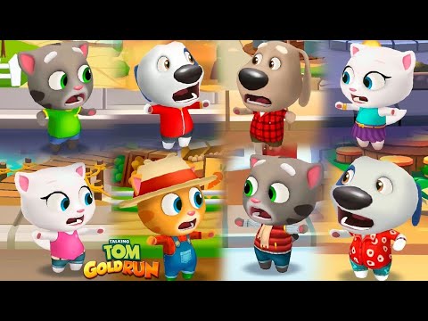 Talking Tom Gold Run - MEGA TRAILER (Cartoon Compilation Game play ...
