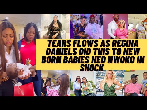Regina daniEls billionaire husband in tears as Regina daniels did this , Rita daniels supports her