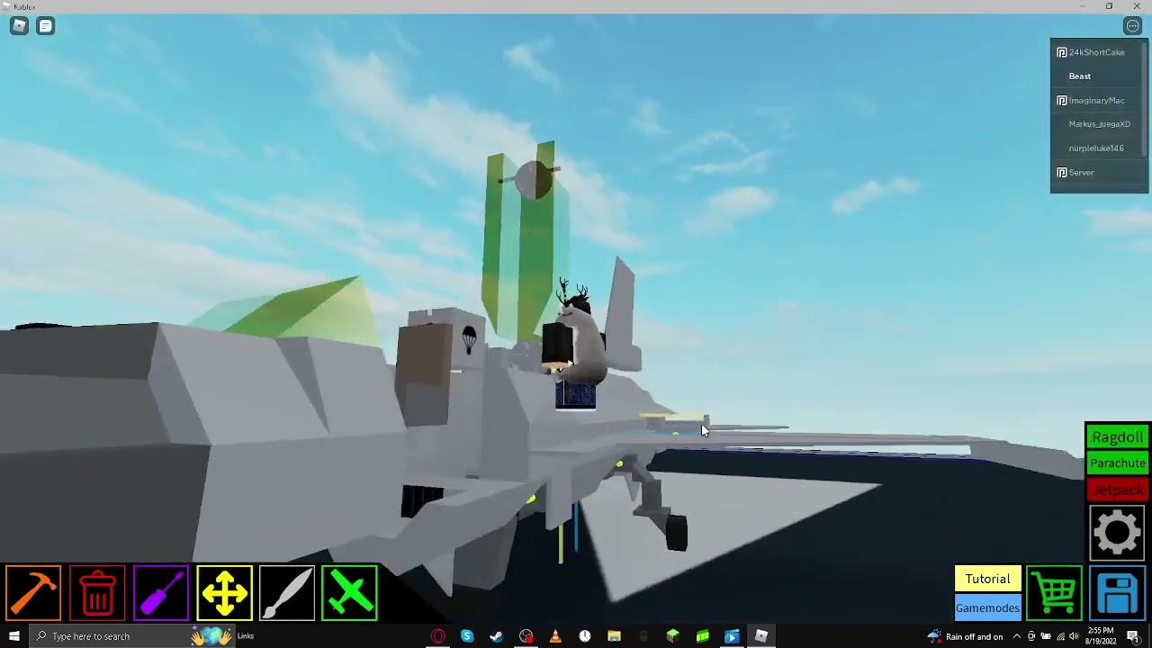 My ejector seat. (Roblox Plane Crazy) - YouTube