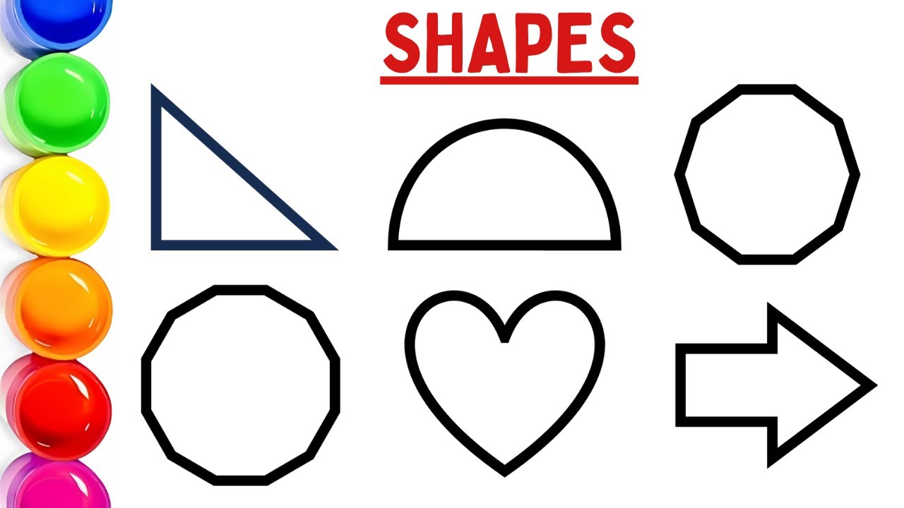 Learn shapes name | shapes name for kids | shapes name video | Kids ...