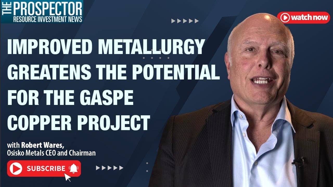 Improved Metallurgy Greatens the Potential for the Gaspe Copper Project ...