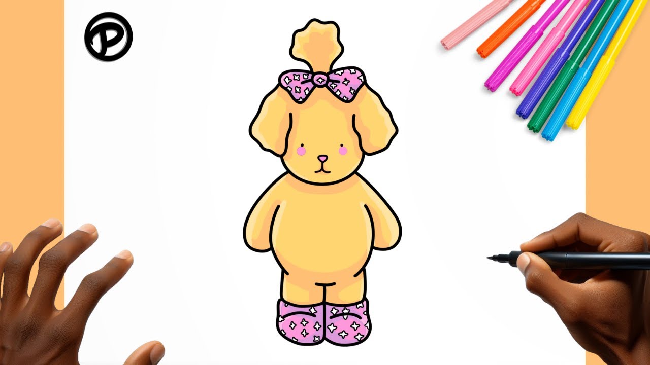 Como desenhar um Paper Duck do Bobbie Goods Passo a passo - YouTube