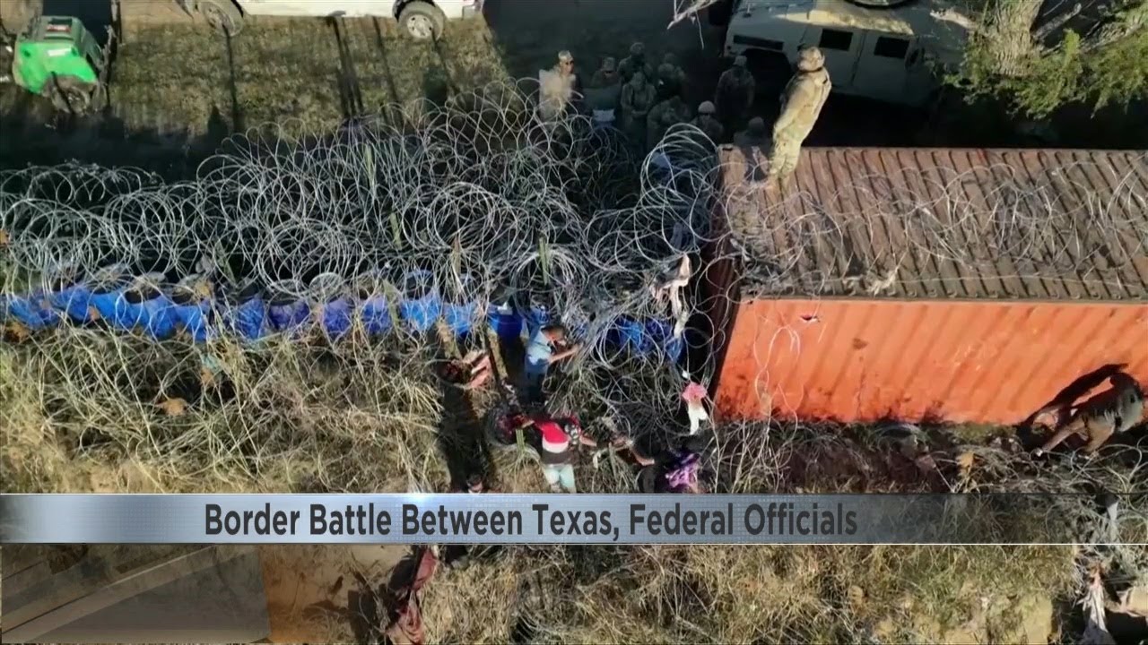 Border battle continues between Texas, federal officials - YouTube