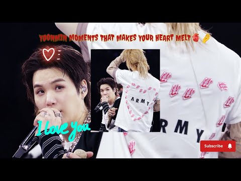 Yoonmin moments from the concert that melt your heart🫀🤌 #yoonmin #sugajimin #bts 