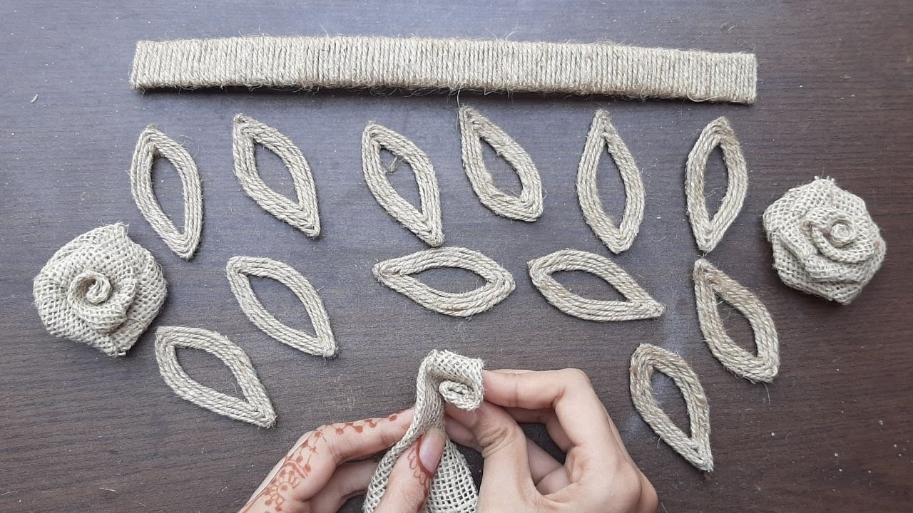 DIY Jute Rope Craft Decoration Design || Best Out Waste Jute Rope Craft ...