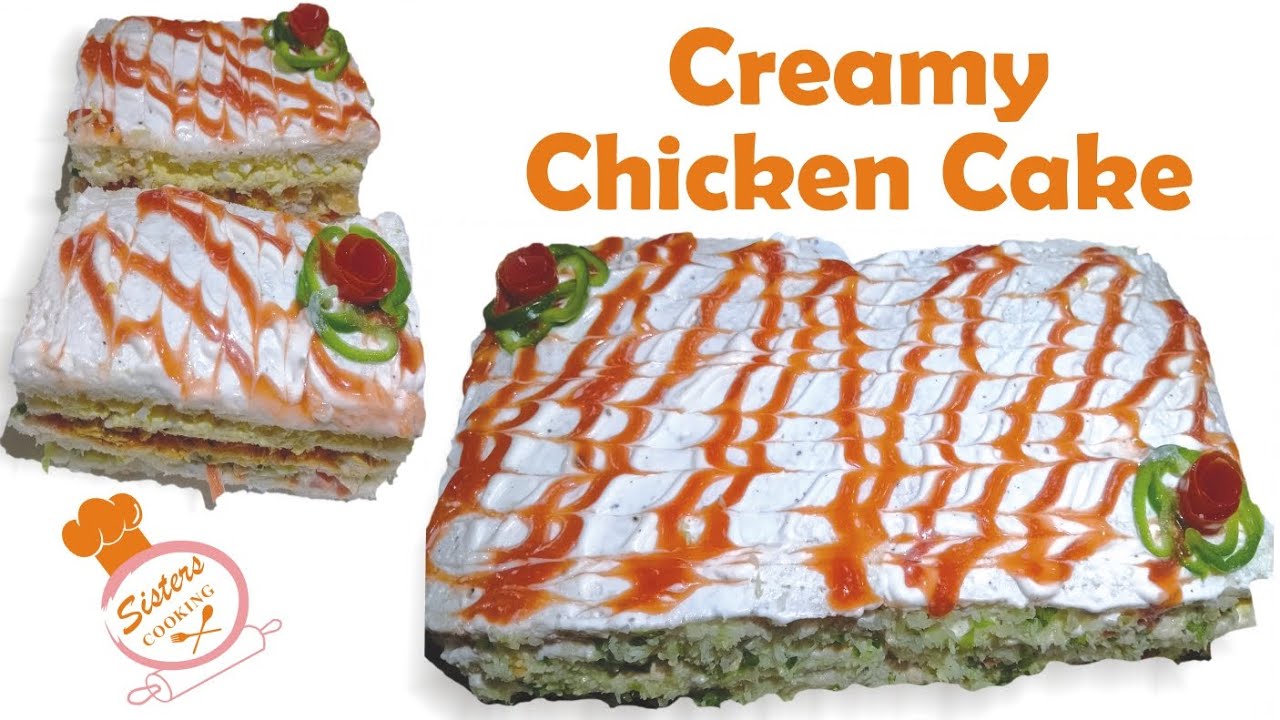 Eid Special Creamy Chicken Cake | Unique Style Cake | Bakery Style ...