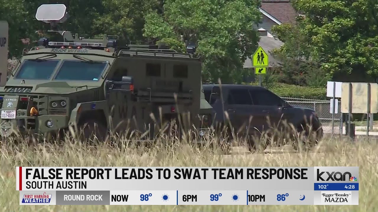 SWAT call out ends up being a false report - YouTube