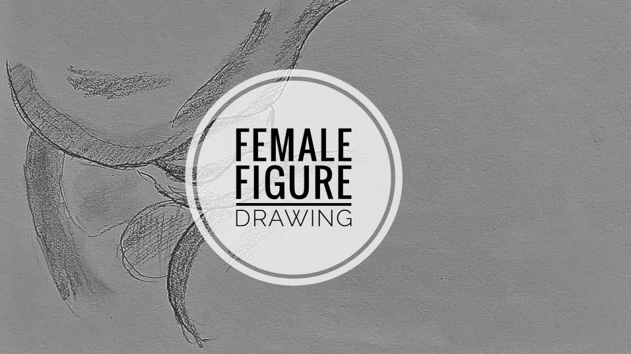 female figure drawing I pencil drawing - drawing practice - YouTube