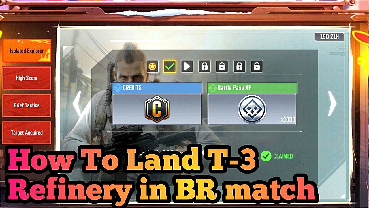 How To Land T-3 Refinery in BR Matches in call of Duty mobile - YouTube