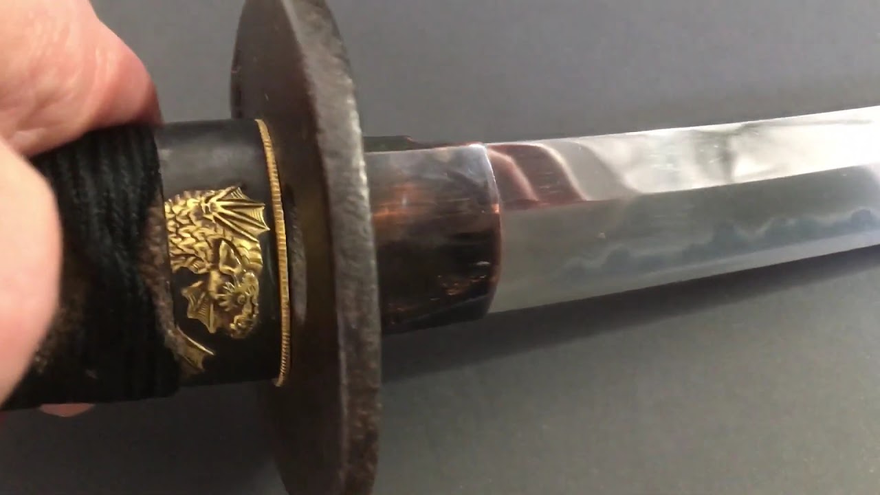 01449 Antique JAPANESE SWORD KATANA IZUMINOKAMI FUJIWARA KANESADA ...