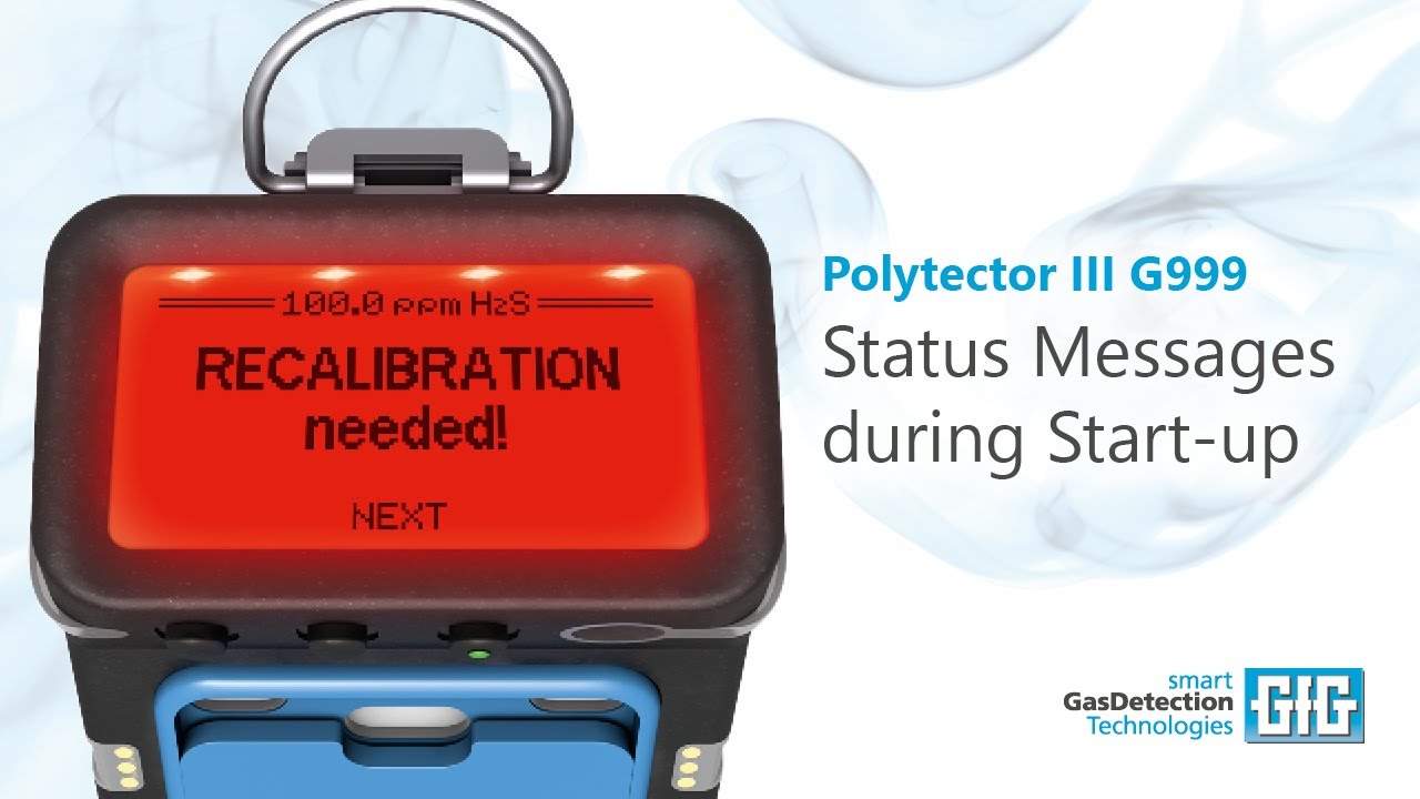 Polytector III G999 - Status Messages during Start-up - YouTube