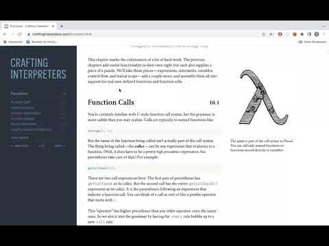 Programming Languages Virtual Meetup: "Crafting Interpreters" chapters 10 [2022-03-07] - YouTube