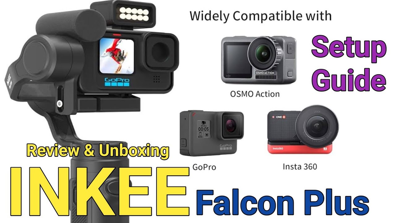 INKEE Falcon Plus Gimbal Complete Setup Guide | Unboxing and Review ...