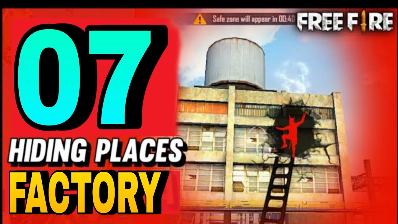 FACTORY HIDE PLACE IN FREE FIRE ! FREE FIRE HIDING PLACE IN BERMUDA MAP ...