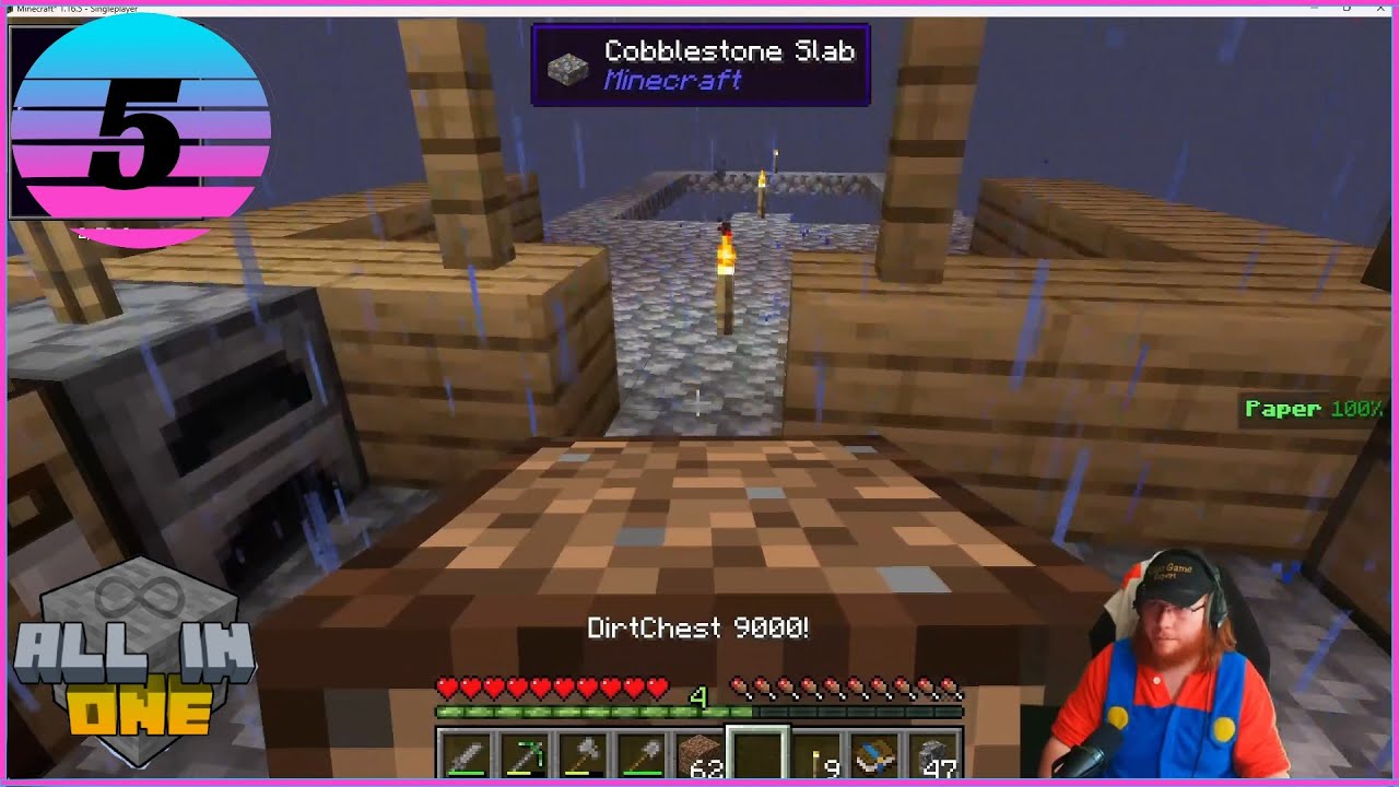Stuck In The Rain | All-In-One Minecraft Modpack Ep. 5 - YouTube