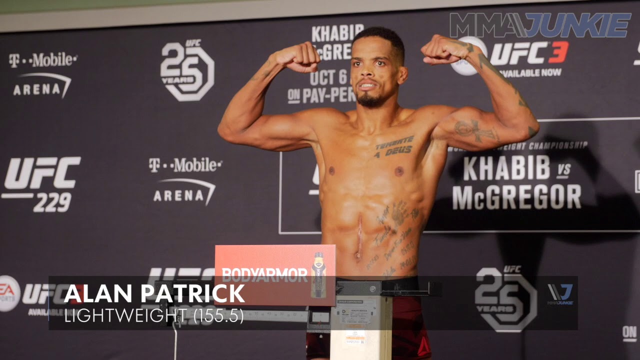 UFC 229's Alan Patrick showcases dance moves after official weigh in ...