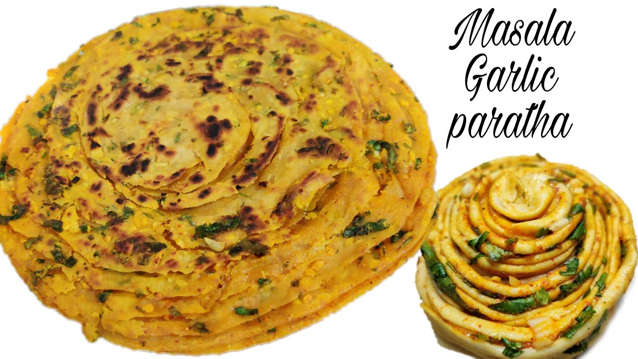 ye Garlic paratha itni sari layer wala aapko pasand hai?? crispy multi ...