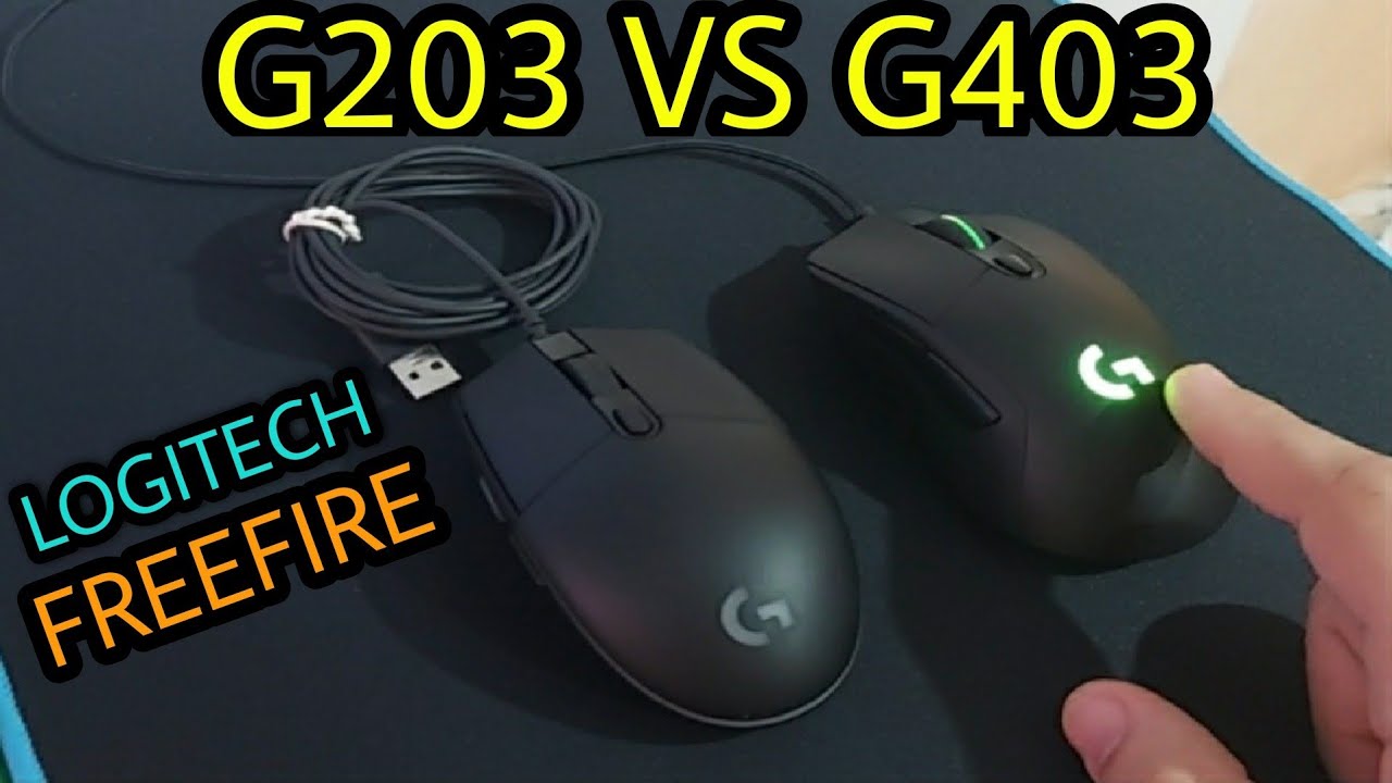QUAL É O MELHOR MOUSE PARA JOGAR FREE FIRE? LOGITECH G203 OU G403 ...