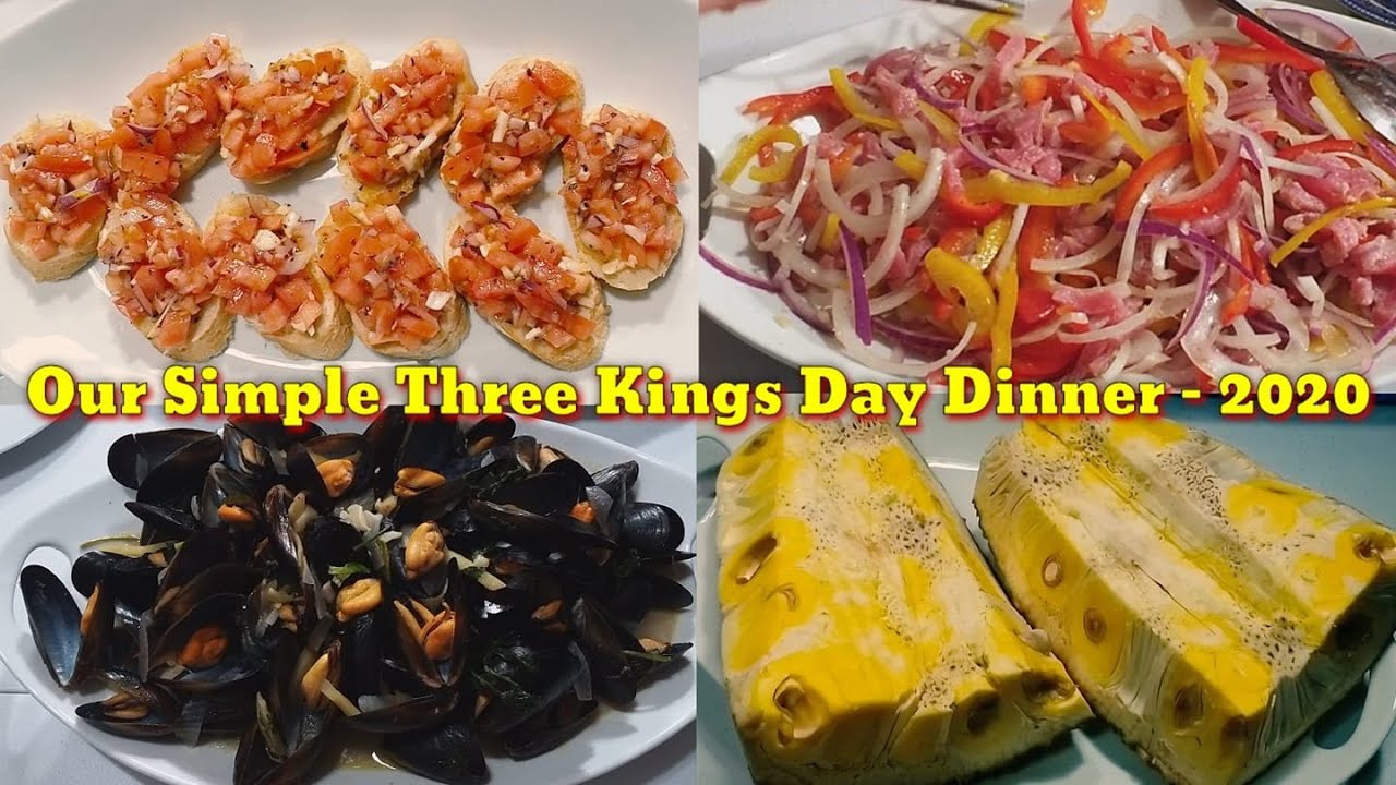 Simple Three Kings Day Dinner - 2021 - YouTube