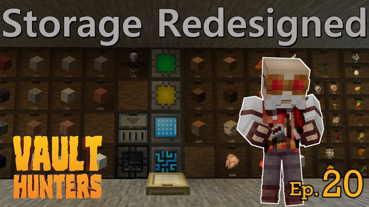 Storage redesigned. Drawers and Refined Storage - Minecraft Vault ...