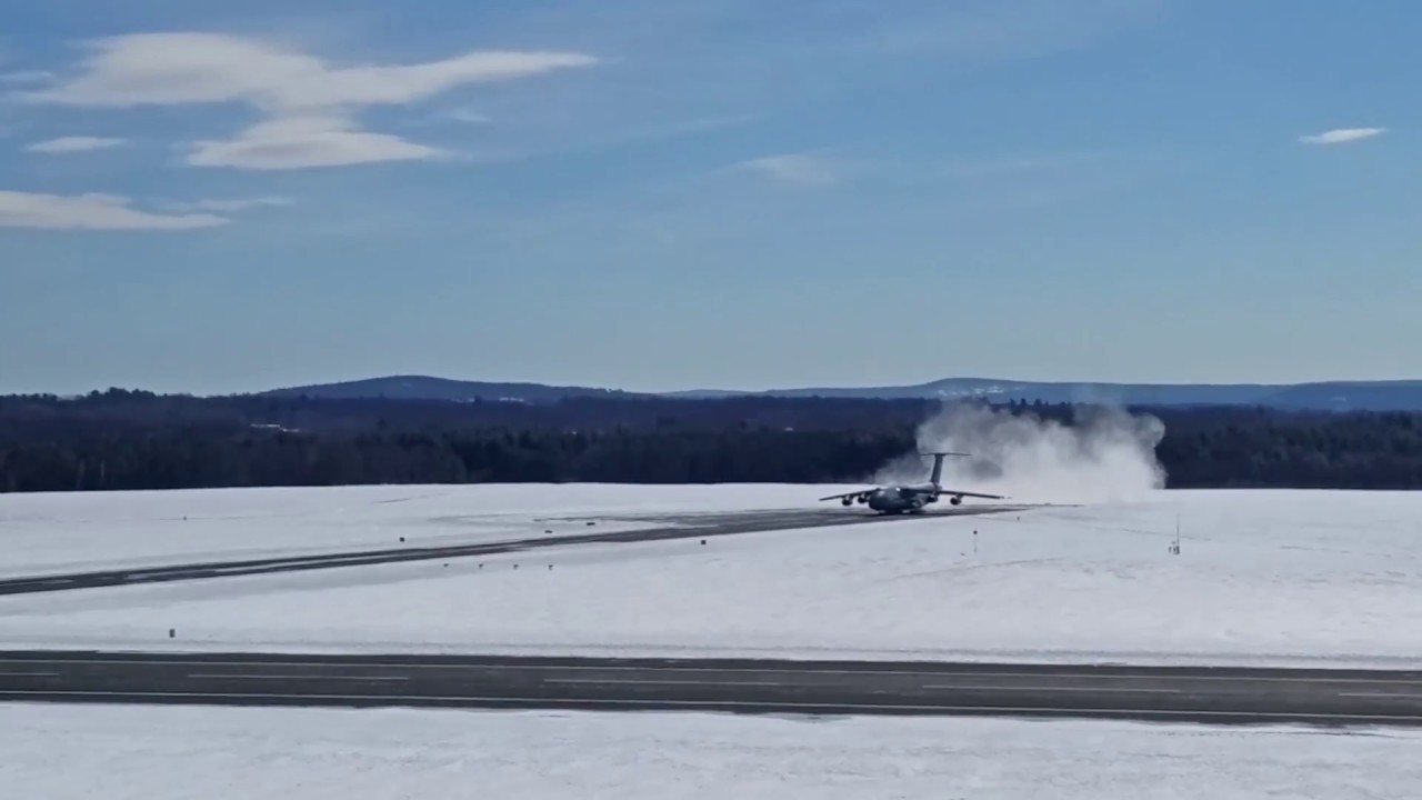 C-5 "A" model tail# 0456 last flight - YouTube