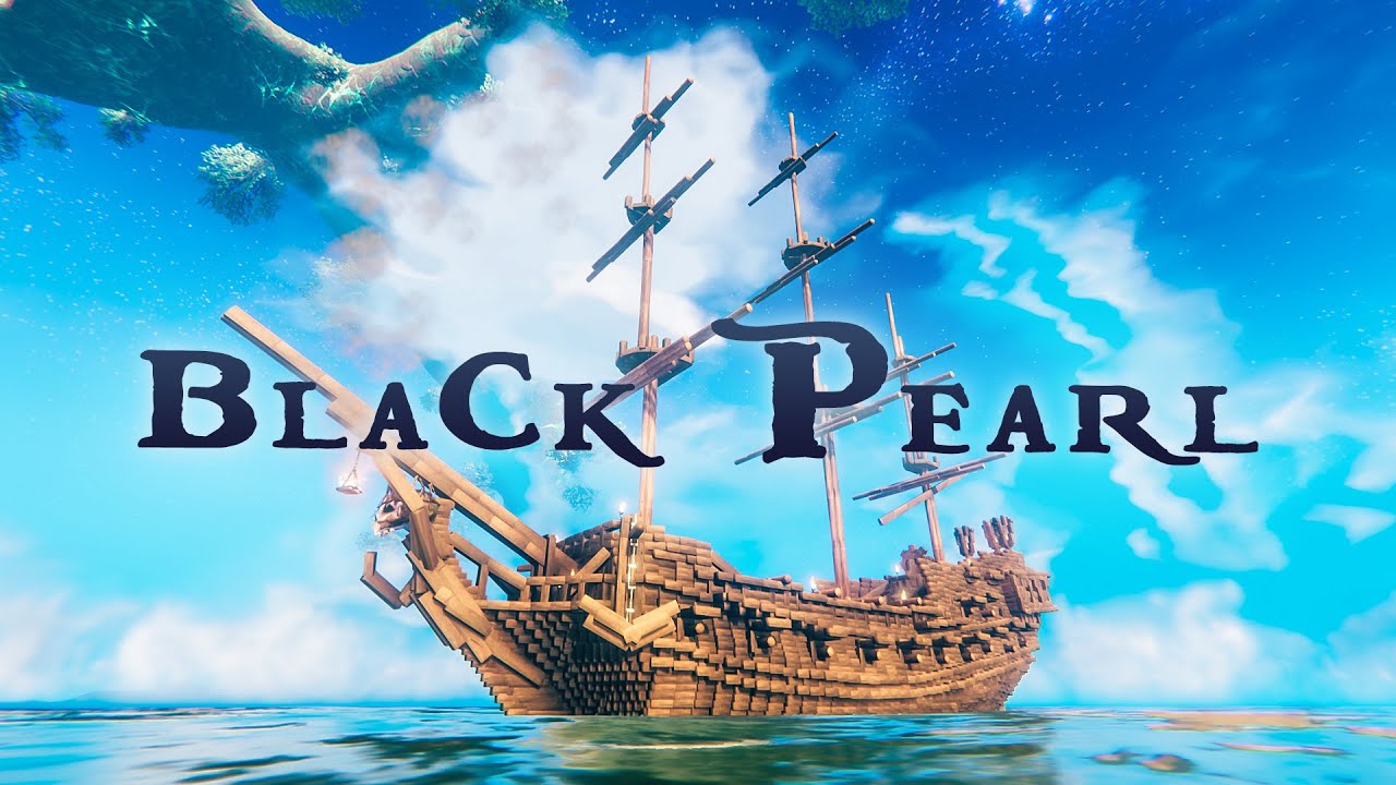 Valheim - Black Pearl. Legendary Pirate Ship. Trailer - YouTube
