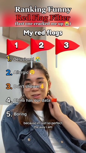 Ranking Funny Red Flag Filter Videos - YouTube