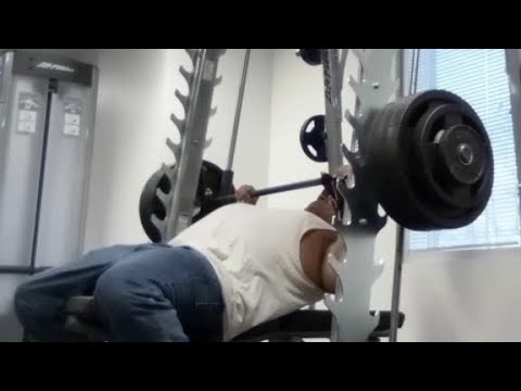 375 Lb & 365 Lb Bench Press with 250 Lb Shoulder Press - YouTube