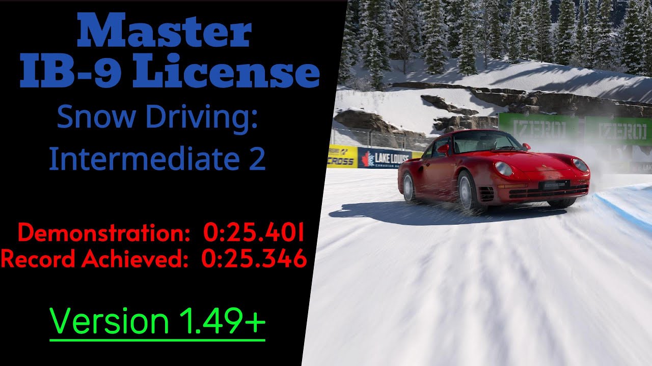 GT7 | Master IB-9 License Beating the Demonstration - YouTube