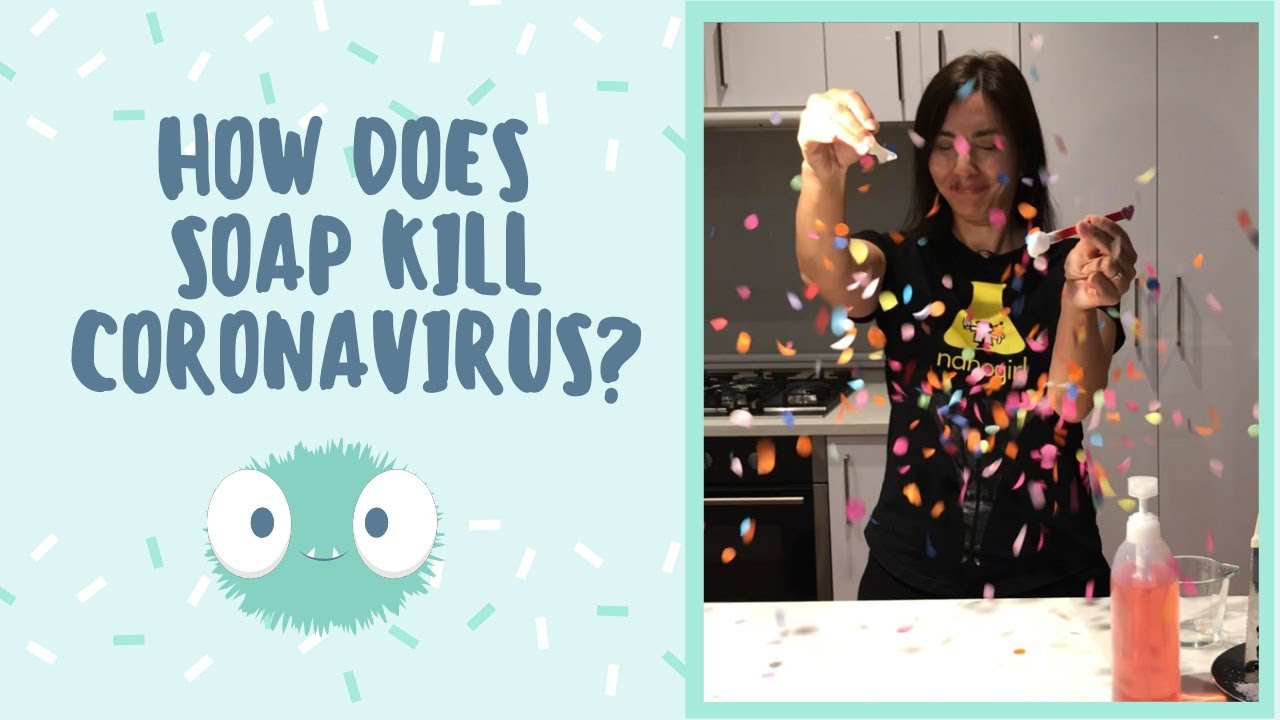 The science behind how soap destroys coronavirus - YouTube