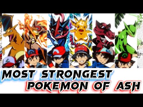 Top 10 strongest Pokemon of Ash 🔥 || Most strongest#pokemon - YouTube
