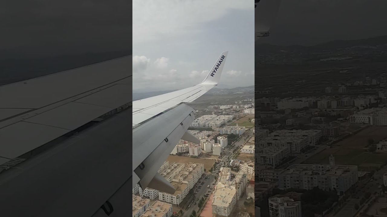 Atterissage Aeroport Tetouan Saniat Rmel - YouTube