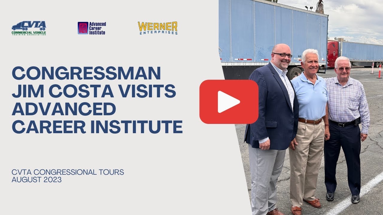 Congressman Jim Costa Visits Advanced Career Institute - YouTube