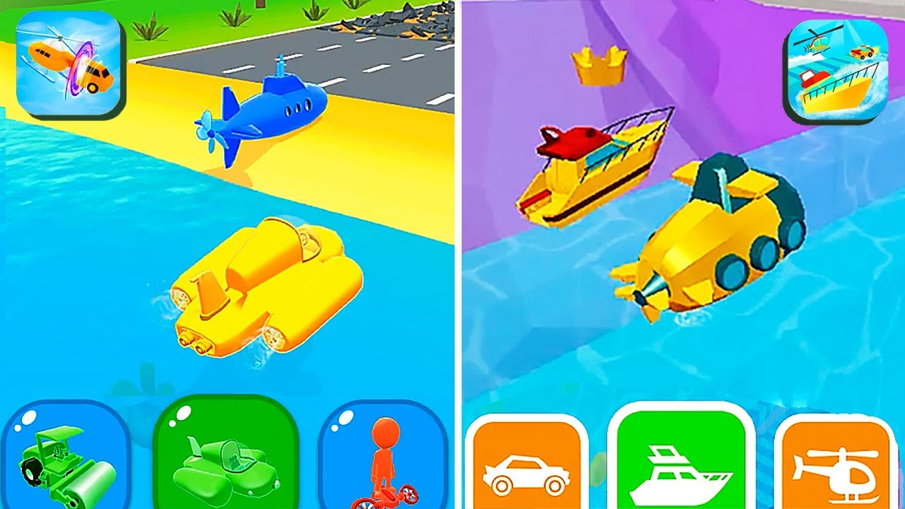 SHAPE SHIFTING - SHIFT RACE 🏃‍♂️🚗🚲🚦All Levels Gameplay Walkthrough Android,ios max - YouTube