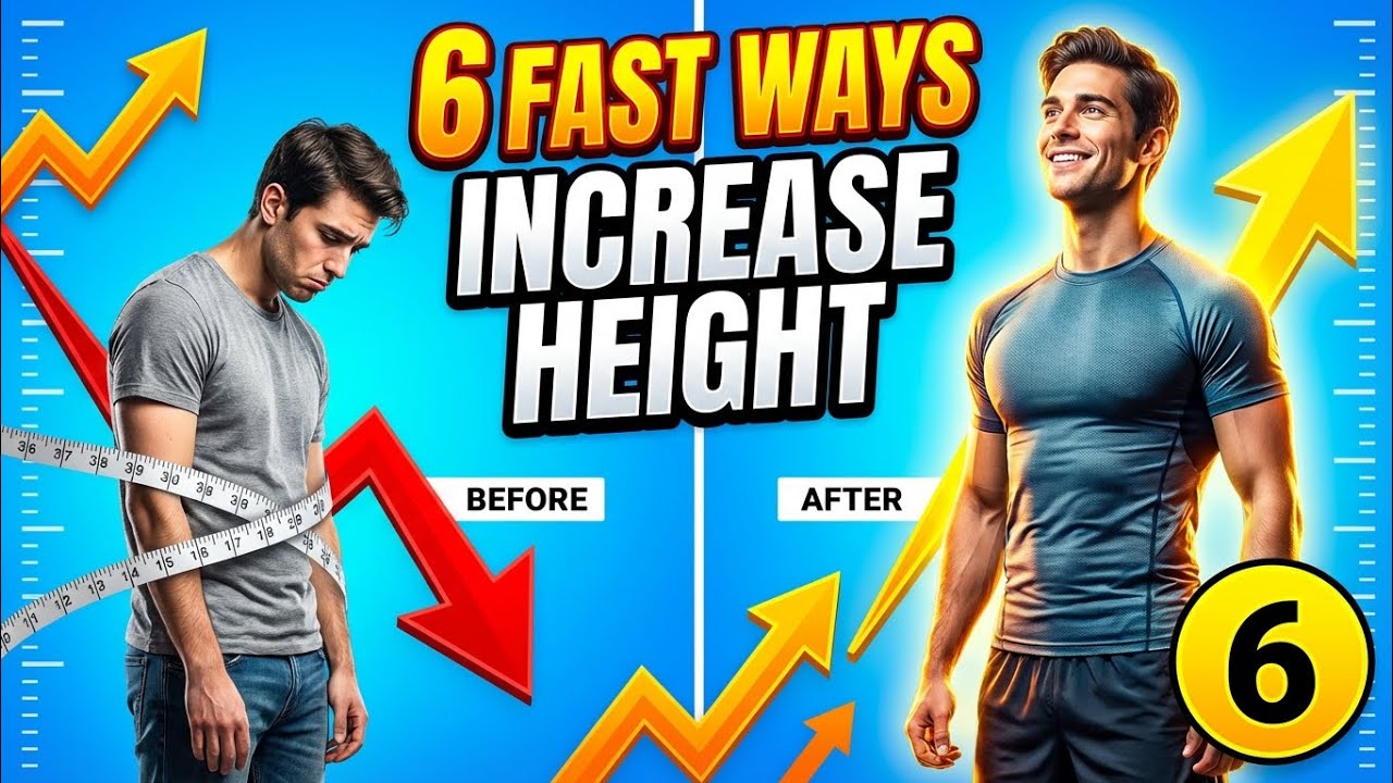 | 6 Fast Ways To Increase Height | Fitness Secret | - YouTube