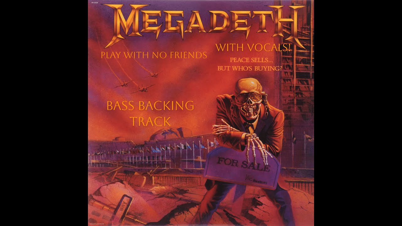 Megadeth - The Conjuring Bass backing track (With vocals) - YouTube
