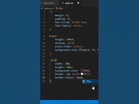 Website Button | Simple Button | Hover Effect | | HTML & CSS #shorts - YouTube
